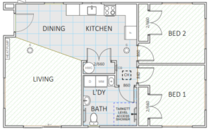 Accessible, 2 bedroom – Modular Spaces